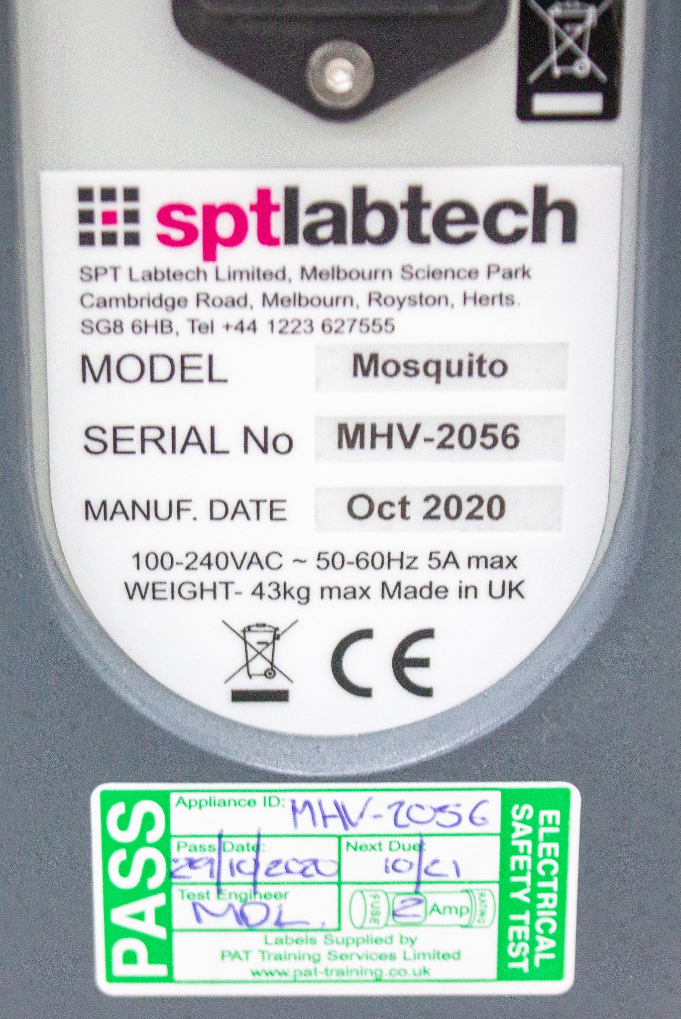 SPT Mosquito HV Liquid Handler High Volume w/ Computer/Software | REUZEit