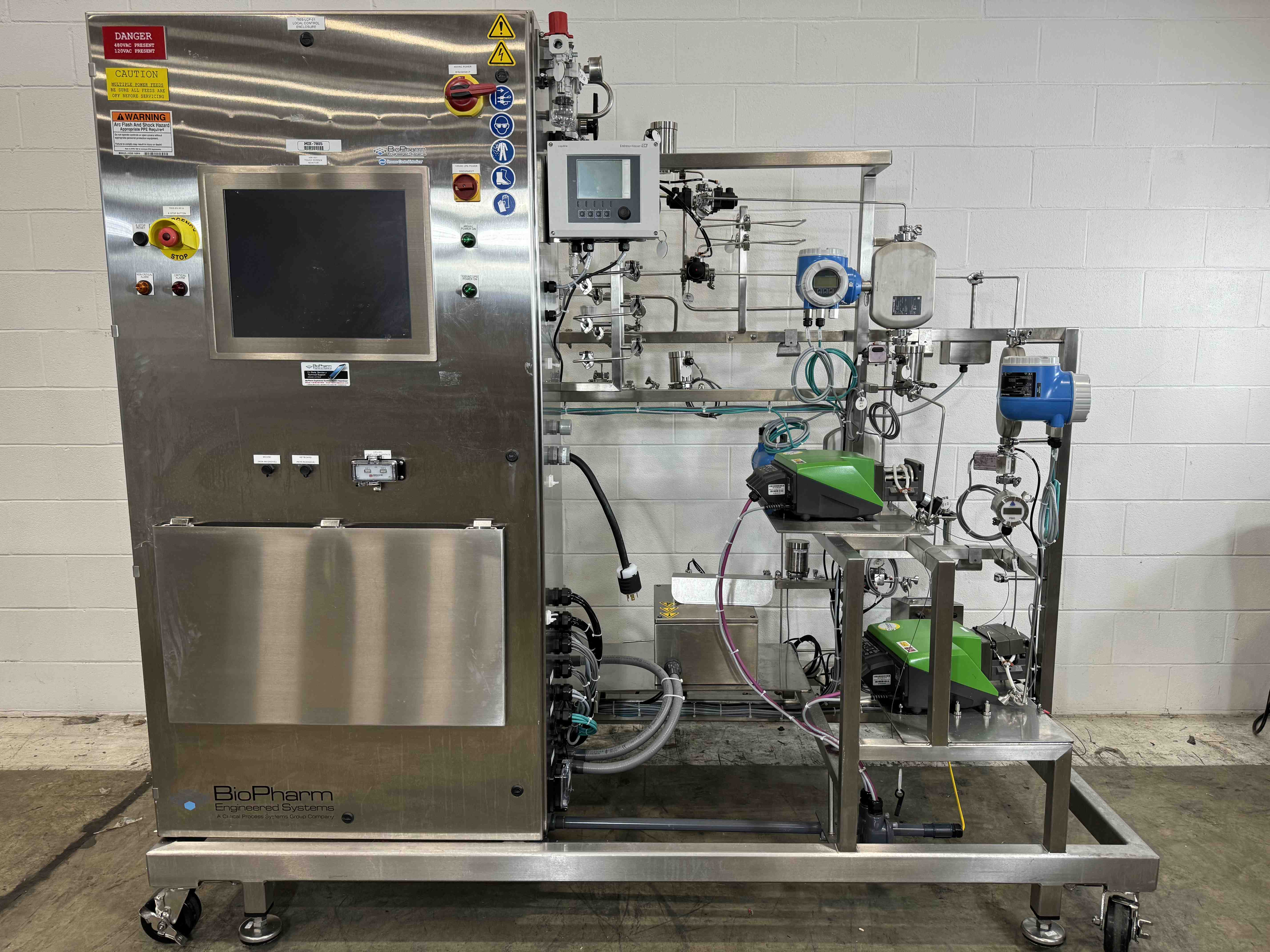 BioPharmaEngineered Systems Custom Chromatography Skid Mixing ...