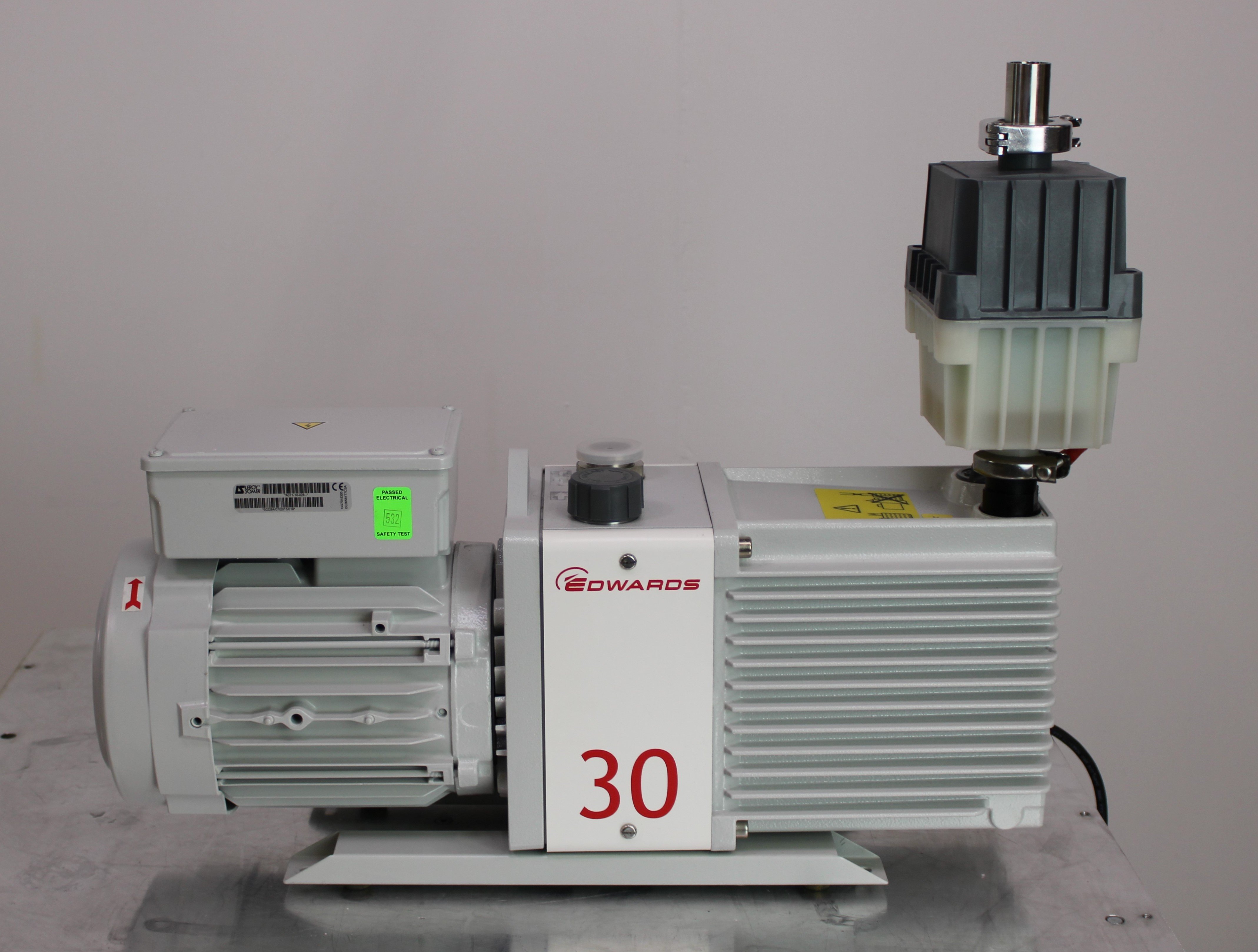 Edwards E2M30 Rotary Vane Vacuum Pump with EMF20 Filter, 11.4 cfm, 240V ...